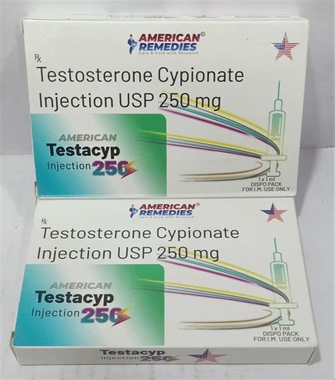 Testosterone Cypionate 250mg Injection At ₹ 336 Vial Steroid