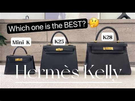 Hermes Kelly Bag🤩mini Kelly Vs Kelly 25 Vs Kelly 28 Which One Is The