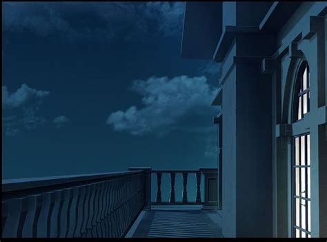 Moonlit Balcony Background
