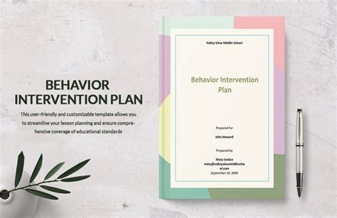 Free Behavior Plan Templates Editable And Printable