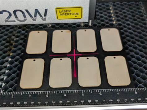 Template For Laser Engraving Rectangular Plates Free 3d Print Model