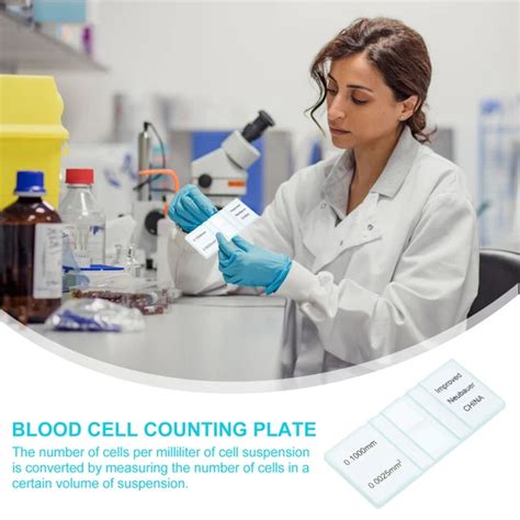 Cell Counting Chamber Hemocytometer Counter Microscope Slides Board £9