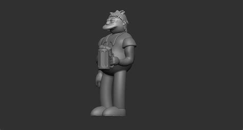 3d File Barney From The Simpsons ・3d Printer Design To Download・cults