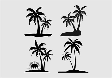 Colección De Coco Dibujado Vector Premium