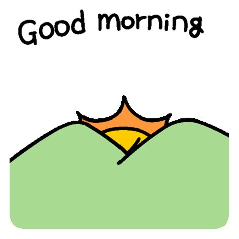 Early Morning Sunrise Sticker Early Morning Sunrise Good Morning
