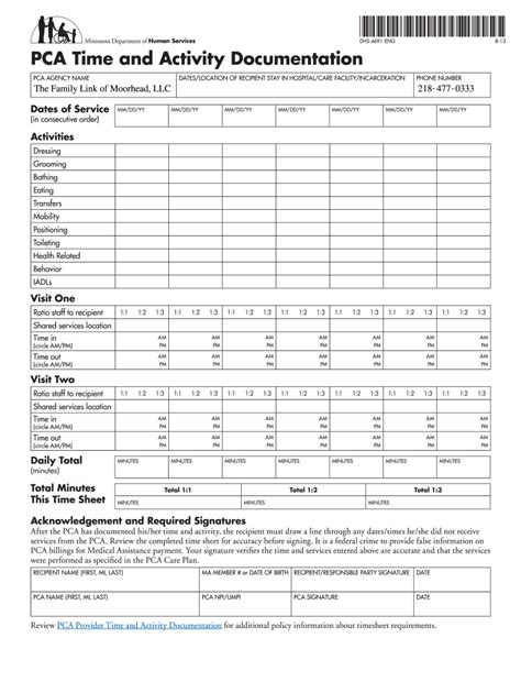 Pca Timesheet Fill Out And Sign Printable Pdf Template Airslate Signnow