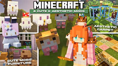 8 Cute And Aesthetic Minecraft Mods Texture Pack 1 20 1 21 Java