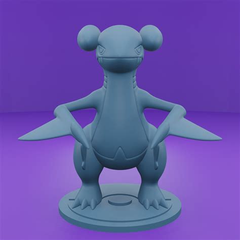 🐉 Pokemon No 444 Gabite・ Stl File For 3d Printing・cults