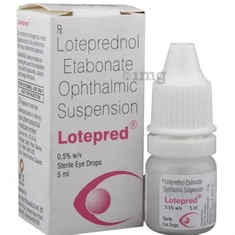 0 5 Lotepred Loteprednol Etabonate Opthalmic Eye Drops At ₹ 333 Piece