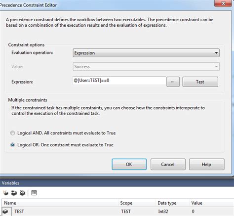 One Ssis Task Get Executed After The Previous One Fail Stack Overflow