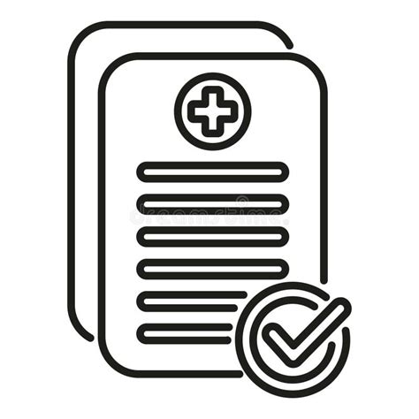 Approved Test Icon Outline Vector Sample Virus Stock Vector Illustration Of Negative