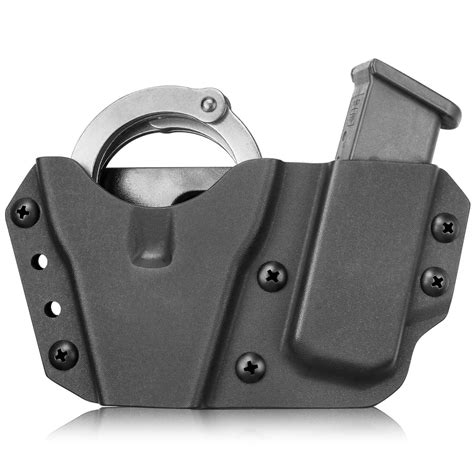 Durable Kydex Handcuff And Magazine Holder For Tactical Efficiency