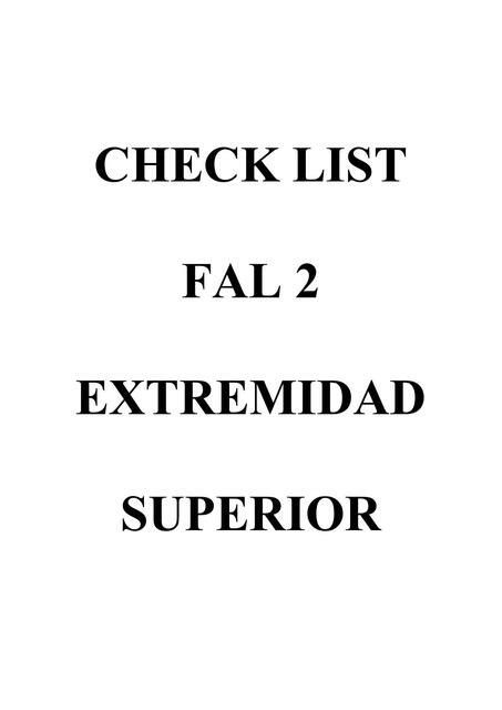 Checklist Fal 2 Naomi Udocz