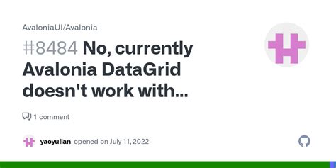 no currently avalonia datagrid doesn t work with datatable class