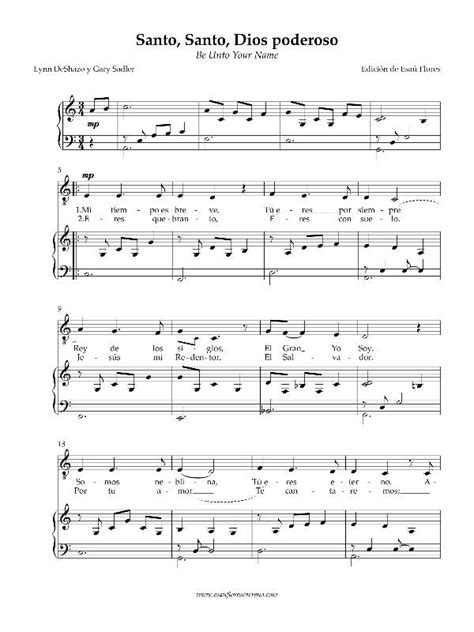 Santo Santo Dios Poderoso Descarga En Pdf Esaú Flores