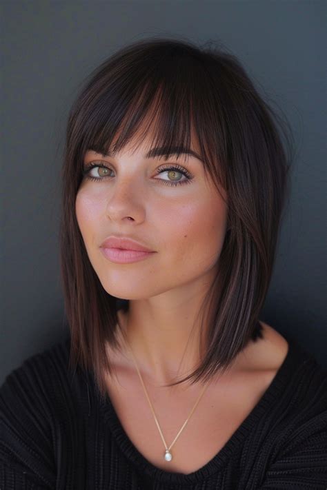 Medium Length With Fringe Bangs Artofit