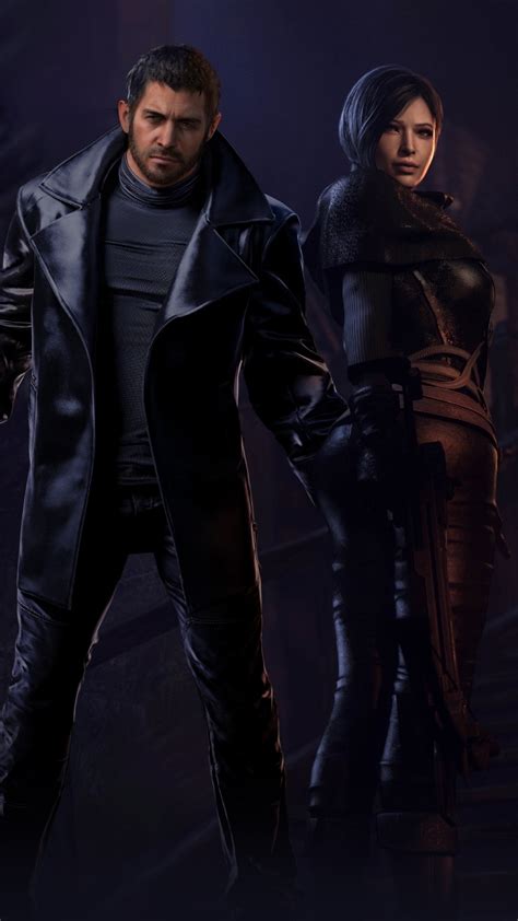 2160x3840 Resolution Chris Redfied And Ada Wong Resident Evil 9 Sony