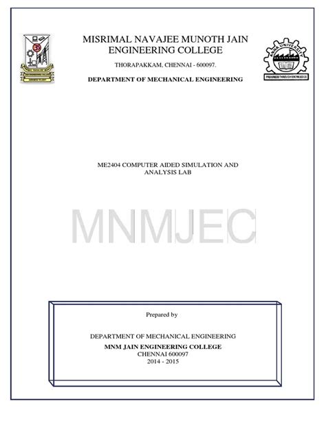 Ansys Lab Manual Pdf Menu Computing Computer File