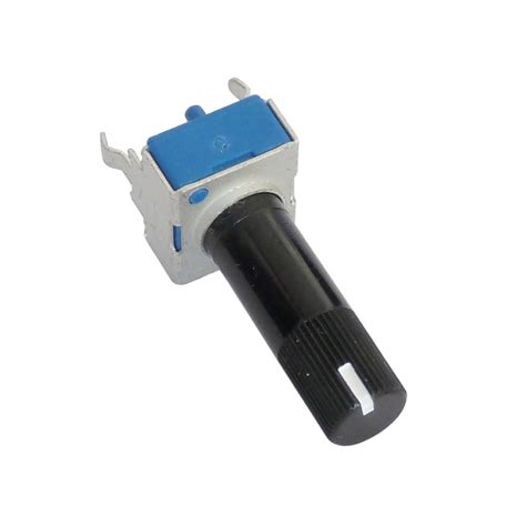 9mm 10k Ohm Logarithmic Rotary Potentiometer With White Line Indicator