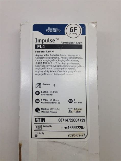 Boston Scientific 16599220 Impulse Flextrusion Shaft Femoral Left 4