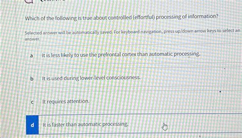 Solved Which Of The Following Is True About Controlled