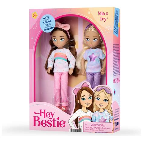 Hey Bestie Doll Mia And Ivy 2 Pack Smyths Toys Uk