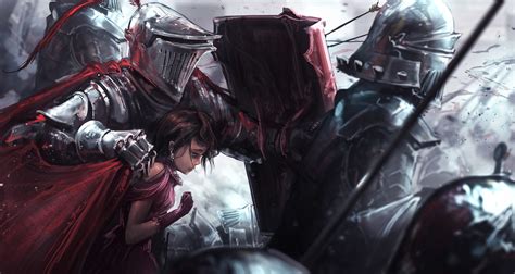 Epic Fantasy Warrior Knight Hd Wallpaper By Thomas Chamberlain