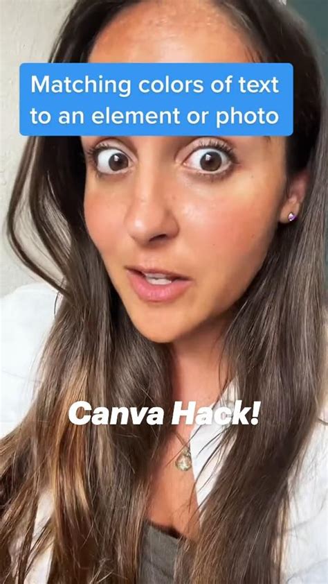 Canva Hack You May Have Missed Matching Colors Of Text To An Element