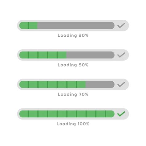 vibrant loading progress bars showcase seamless loading jiffy designs