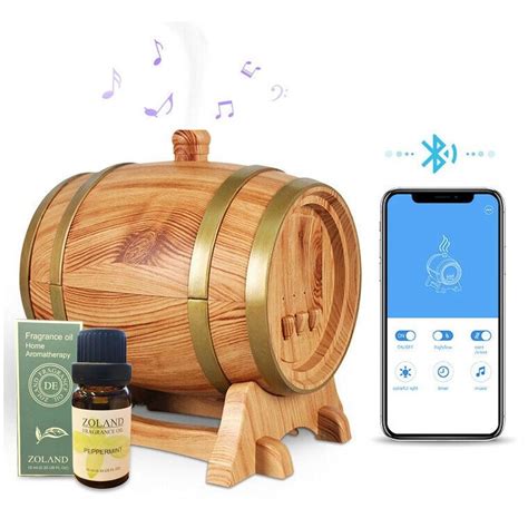 Todo 350ml Bluetooth Speaker Humidifier Aromatherapy Diffuser Ultrasonic Led Essential Oil