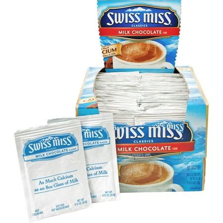 Swiss Miss Milk Chocolate Hot Cocoa Mix 0 73 Packets 50 Count