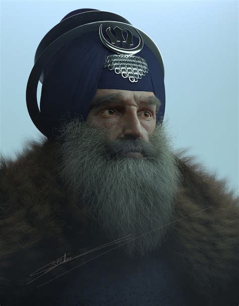 Sikh Artist Works Cgi Magic For Nihang Warrior Asia Samachar