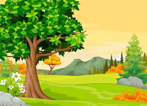 Animated Grass With Flowers