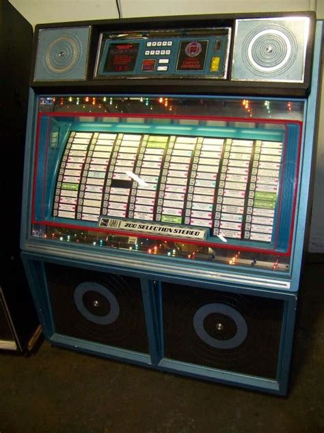 Rowe Ami Model R 87 Record 45 Rpm Jukebox