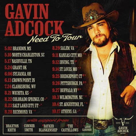 Gavin Adcock Sets The Stage For 2025 Headlining Tour And New Album With
