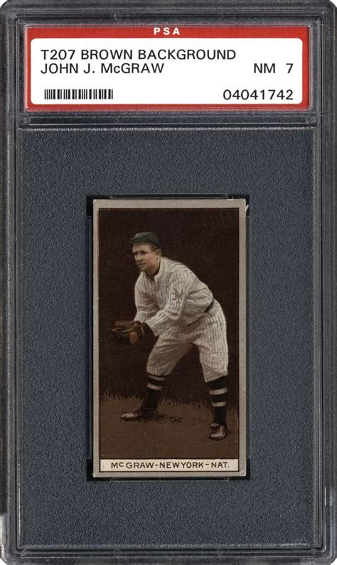 1912 Brown Background T207 John J Mcgraw Psa Cardfacts®
