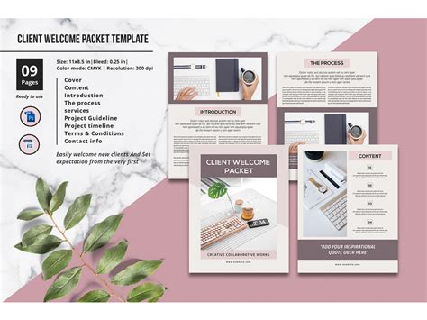 Welcome Packet Designs Themes Templates And Downloadable Graphic