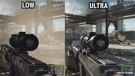 Battlefield 4 Graphics Comparison Ultra High Medium Low Youtube