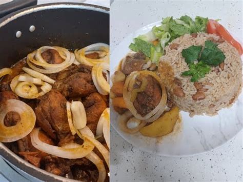Men Koman Mwen Fe Sos Poul Fri Sauce Poule Haitian Chicken Sauce Youtube