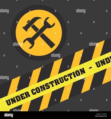 Illustration Vector Graphic Under Construction For Different Purpose In