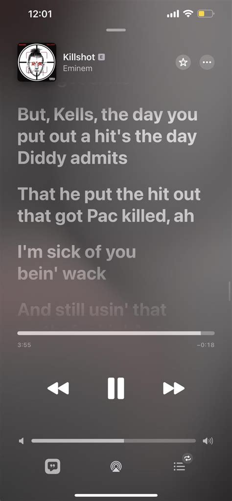 Lyrics Referencing Diddy R Jcole