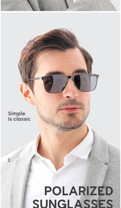 Simprect Anti Glare Polarized Sunglasses Men Simprect