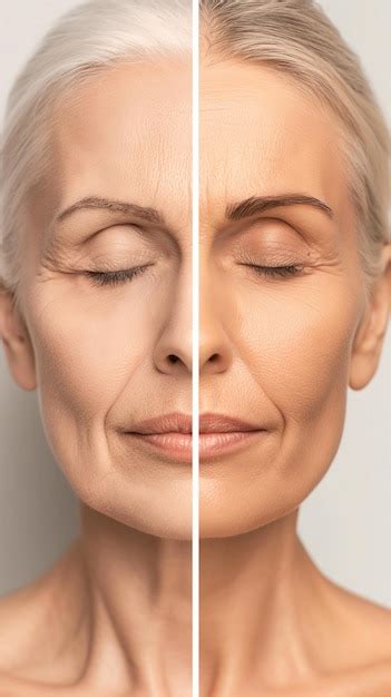 Premium Photo A Womans Face With A White Face And The Words Quot