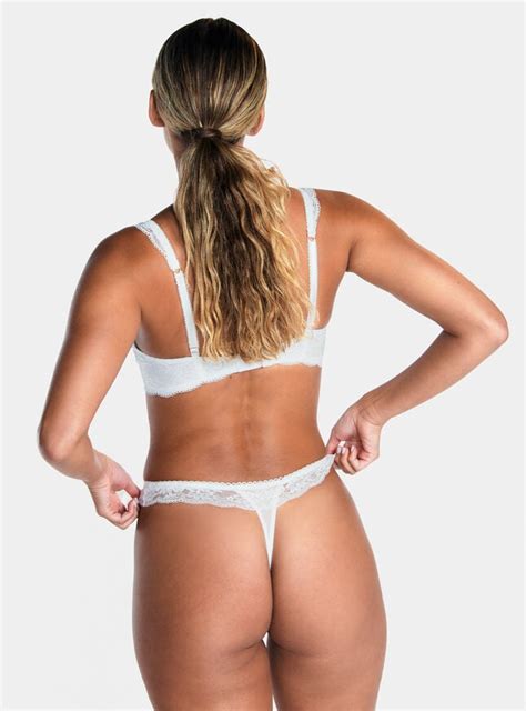 Tara Thong White Boux Avenue Uk