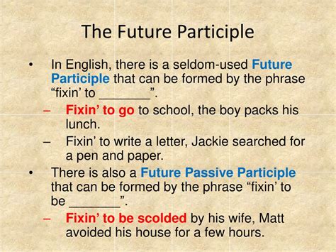 Ppt Salvete Discipuli Chapter Xxiii Participles Powerpoint