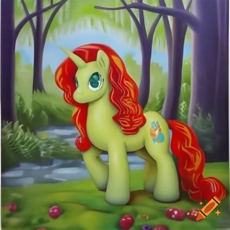 Fantasy Forest Scene With Ponies Inspired By Mlp On Craiyon