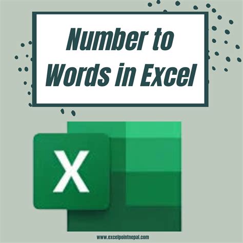 How To Convert Numbers To Words In Excel A Complete Guide Excel Point Nepal Pvt Ltd