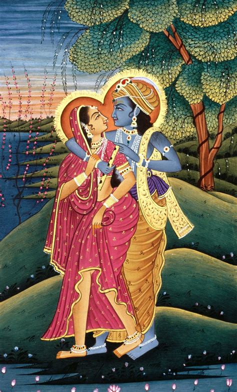 God Krishna And Radha By School Indian Buy Fine Art Prints