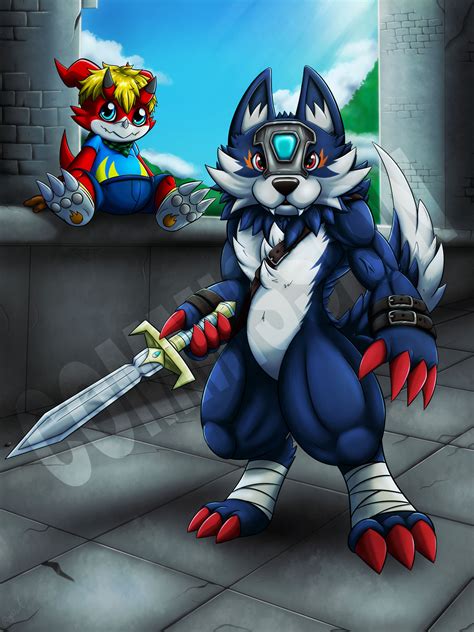 Another Commission Illustration Loogamon Oc By Gekkart On Deviantart