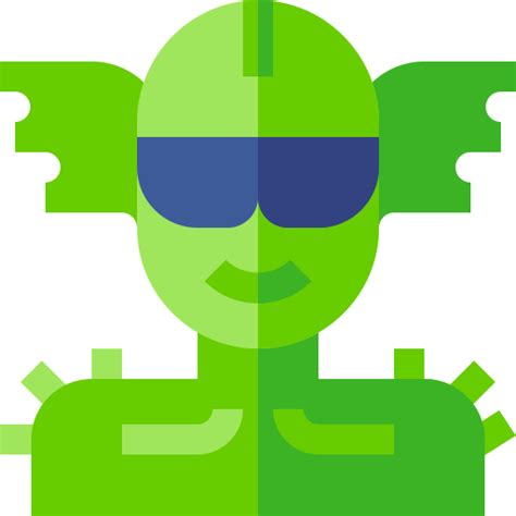 Mutant Basic Straight Flat Icon